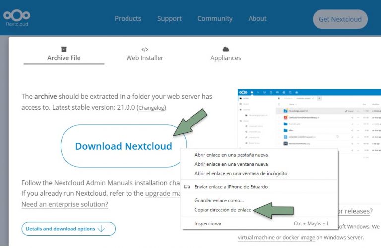 Blog Edudima.com - Instalar Nextcloud 21 en Ubuntu 20.04 Linux